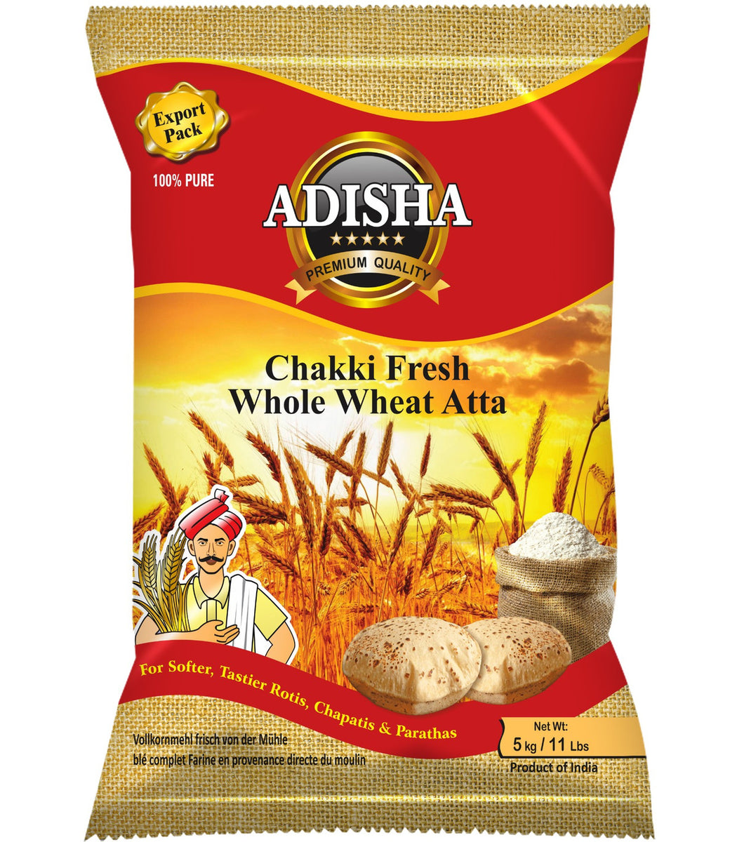 Adisha Lokwan wheat Atta 5kg – IndianSupermarkt