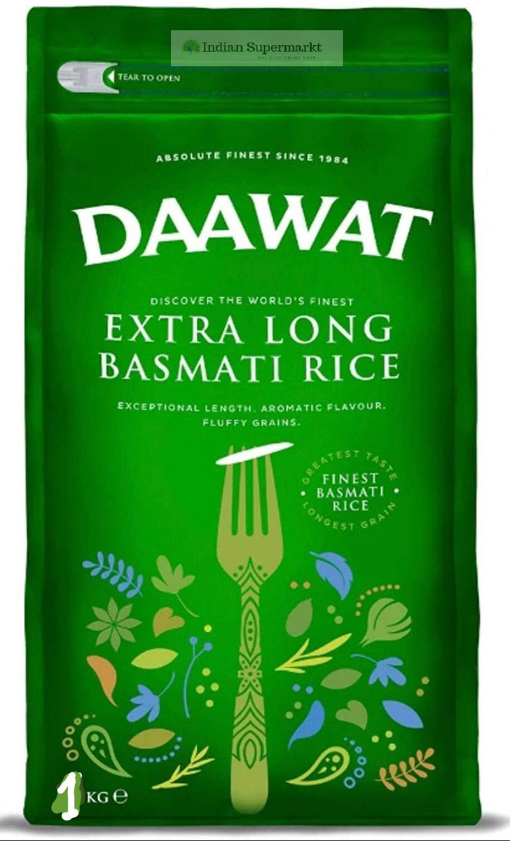Daawat Extra Long Basmati Rice 2kg – IndianSupermarkt