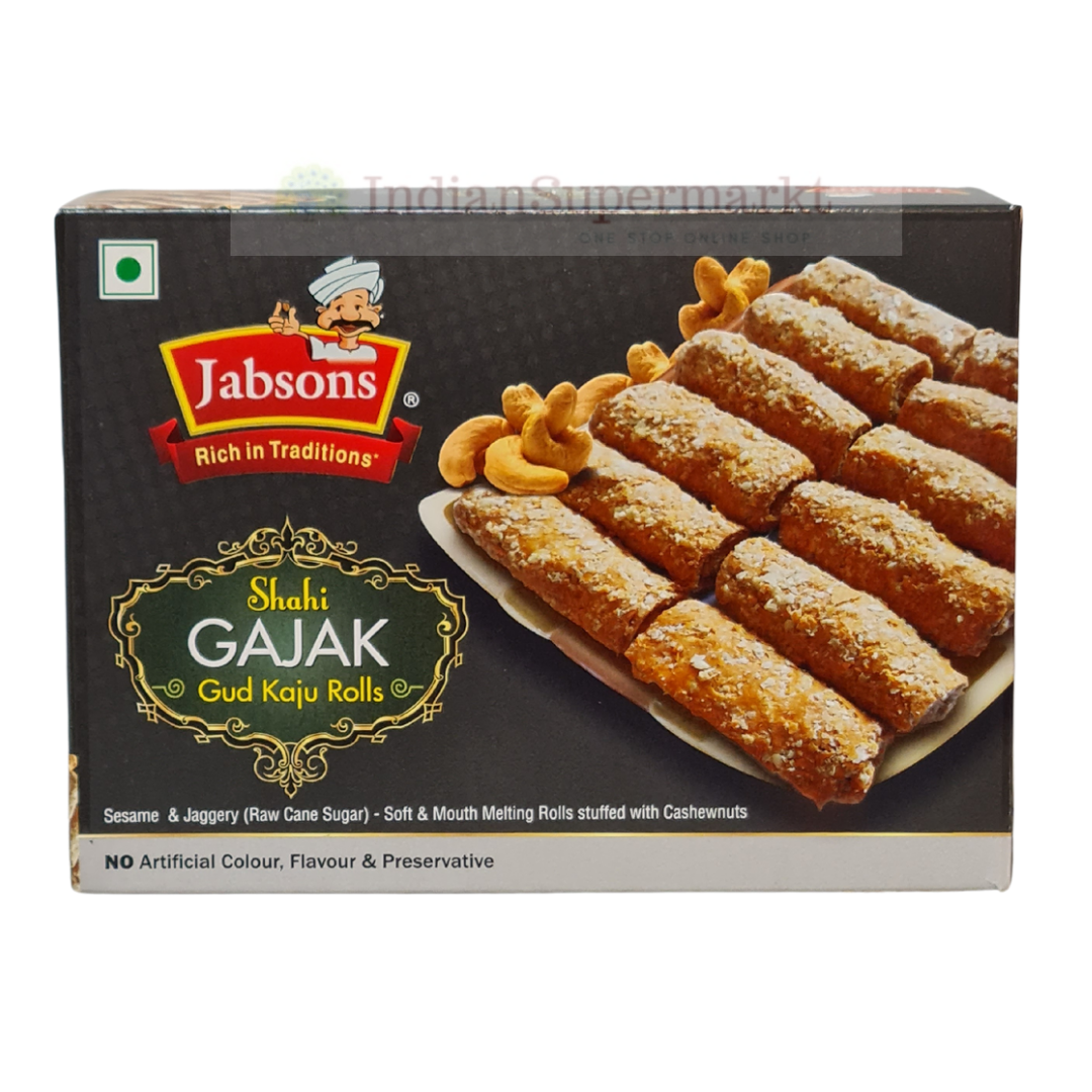 Jabsons Gur Kaju Roll Gajak 175g (BBD : 04 April 2025 ) – IndianSupermarkt
