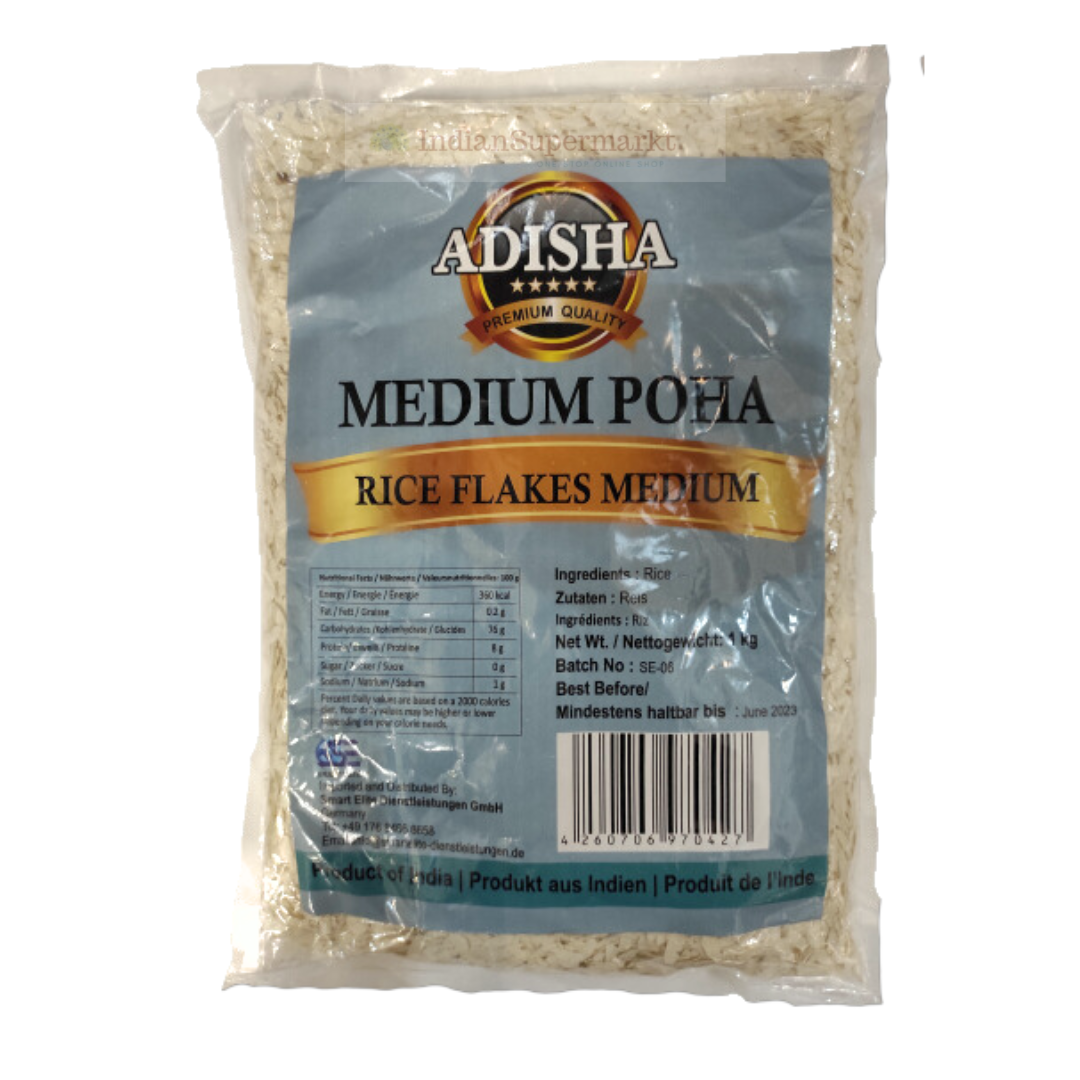 Adisha Poha Medium 1Kg – IndianSupermarkt