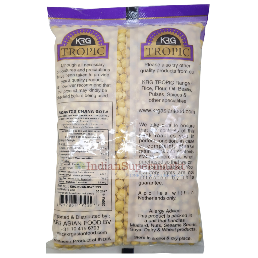 Tropic Roasted chana without skin or Daria Gota 300gm – IndianSupermarkt