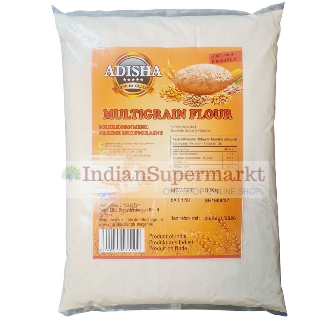 Adisha Multigrain Atta 5kg – IndianSupermarkt