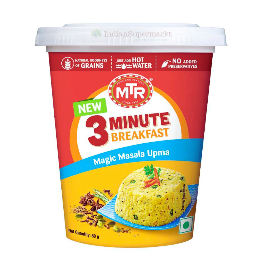 MTR Instant Magic Masala Upma Cup 80gm – IndianSupermarkt