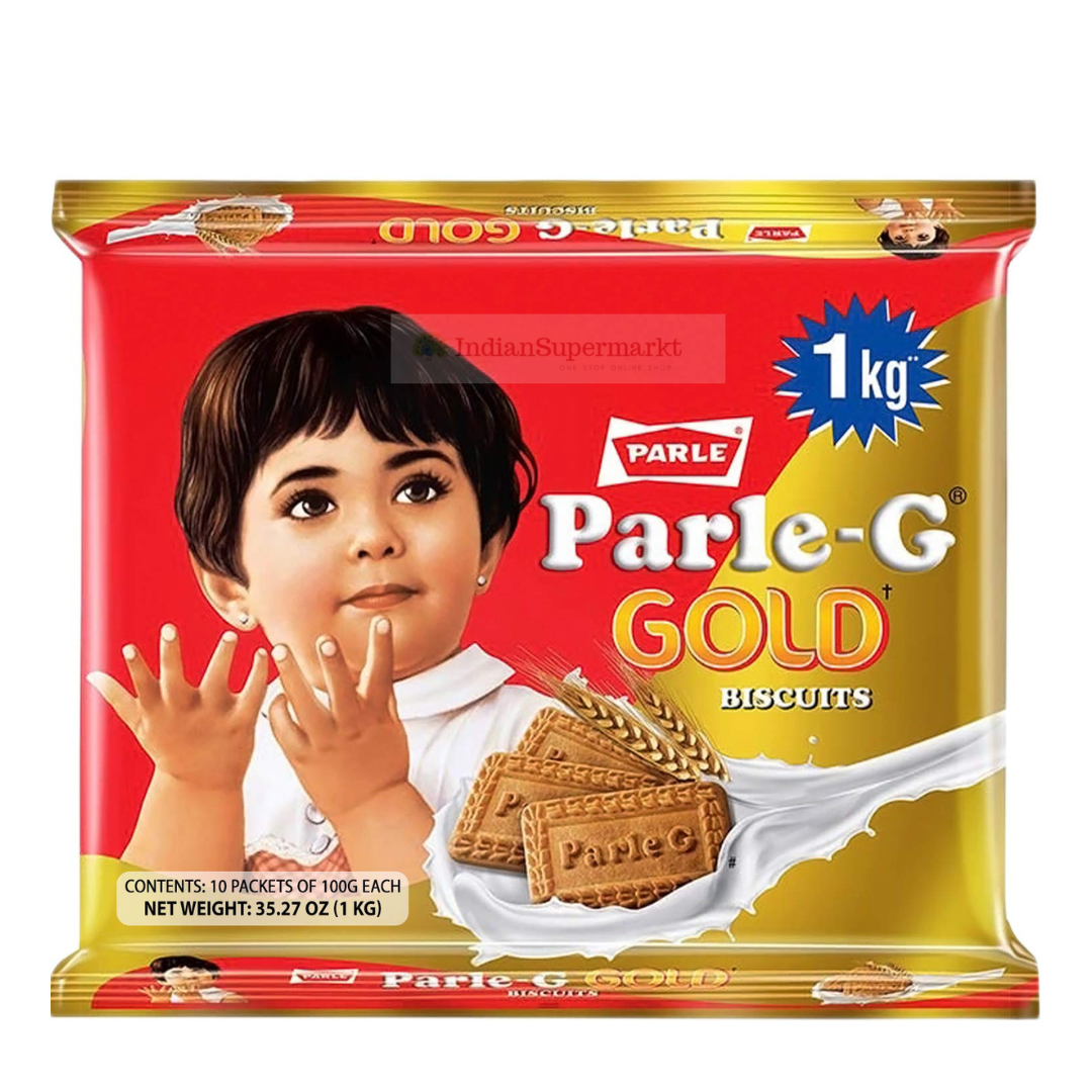 Parle G Gold Biscuit - Family Pack 1Kg – IndianSupermarkt