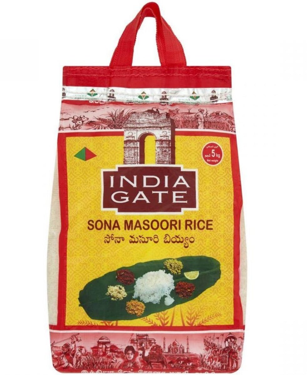 India Gate Sona Masoori Rice 10Kg – IndianSupermarkt