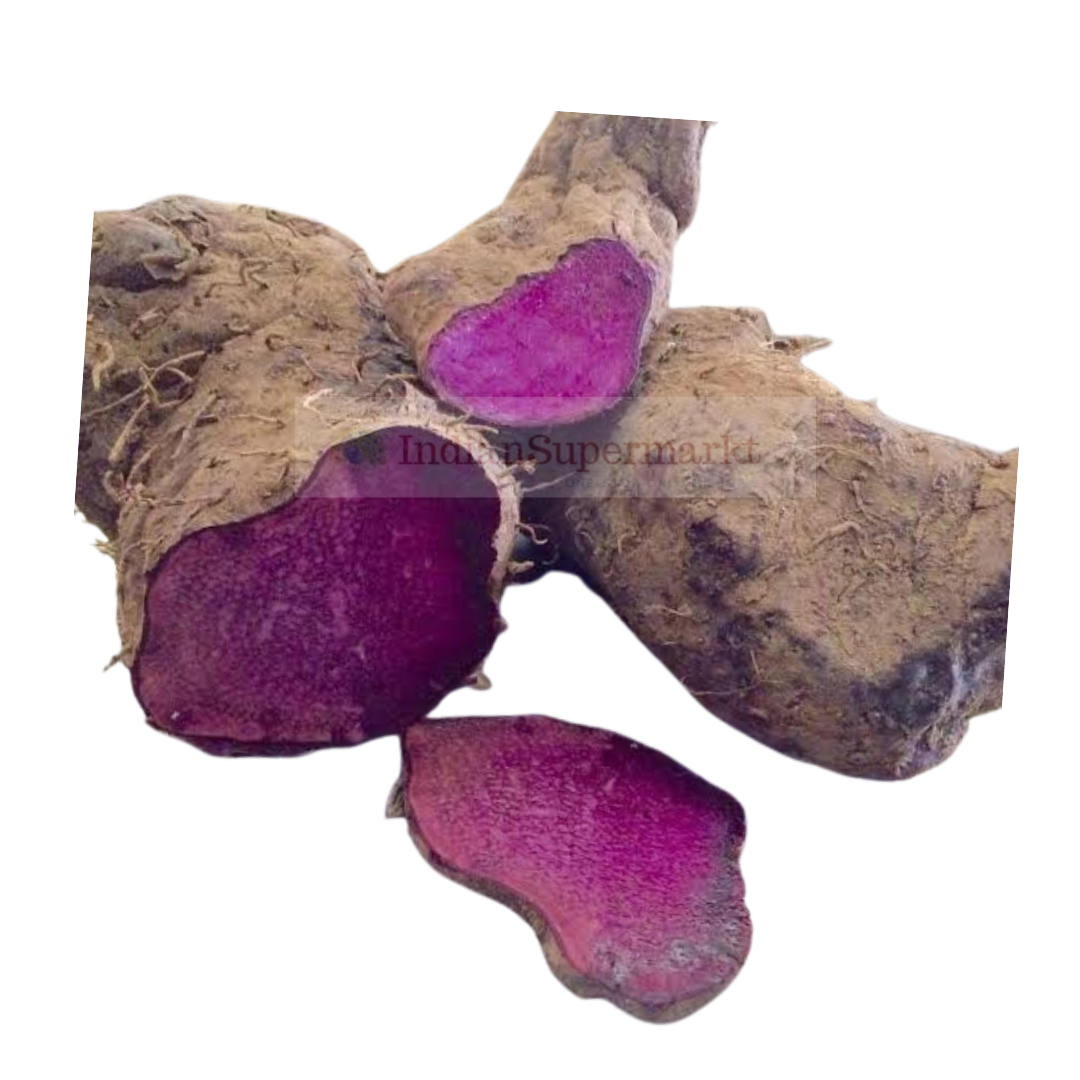 Fresh Ratalu Purple yam cut 450-550gm – IndianSupermarkt