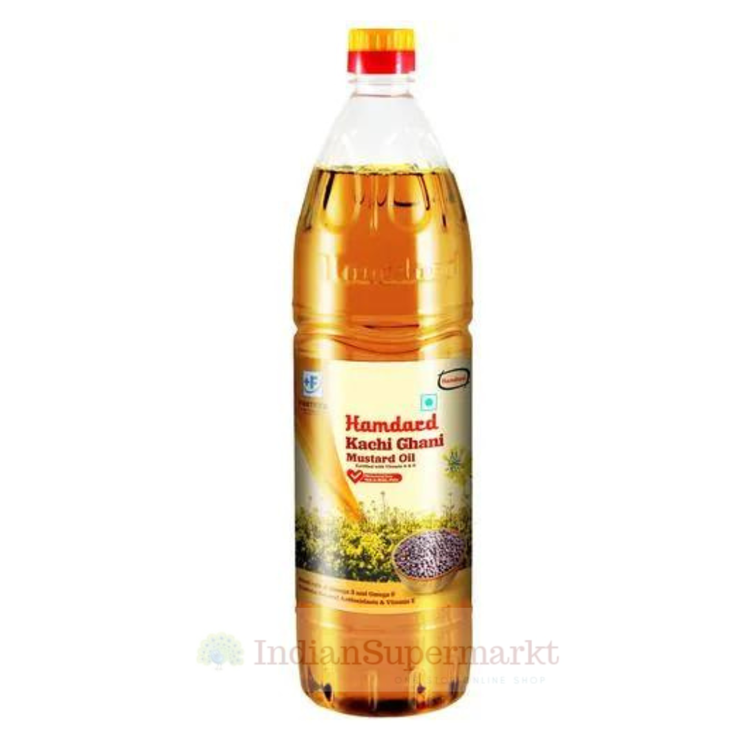 Hamdard(Indian) Mustard Oil Kachi Ghani 1lt – IndianSupermarkt