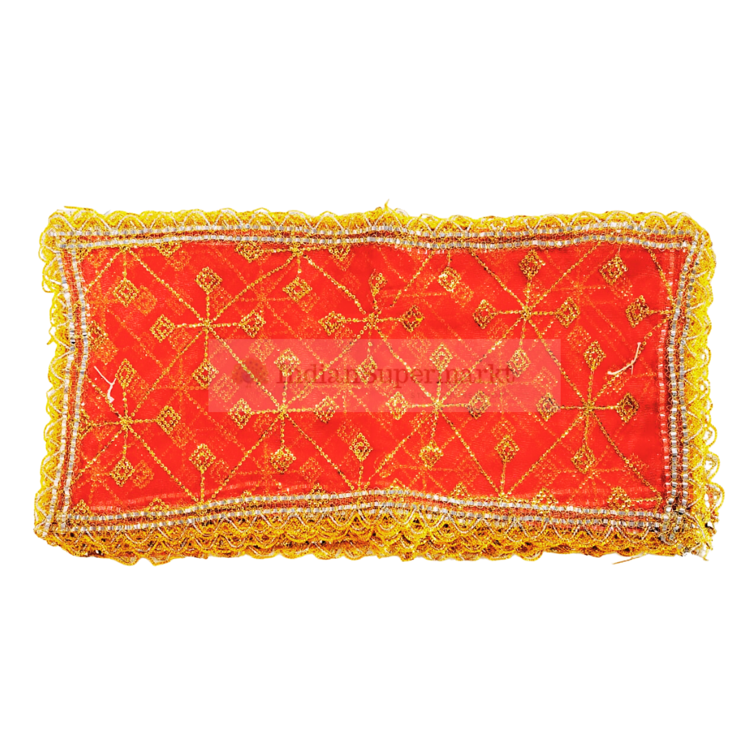 Navratra Red Mata Chunni 4 cut design 18 inc – IndianSupermarkt