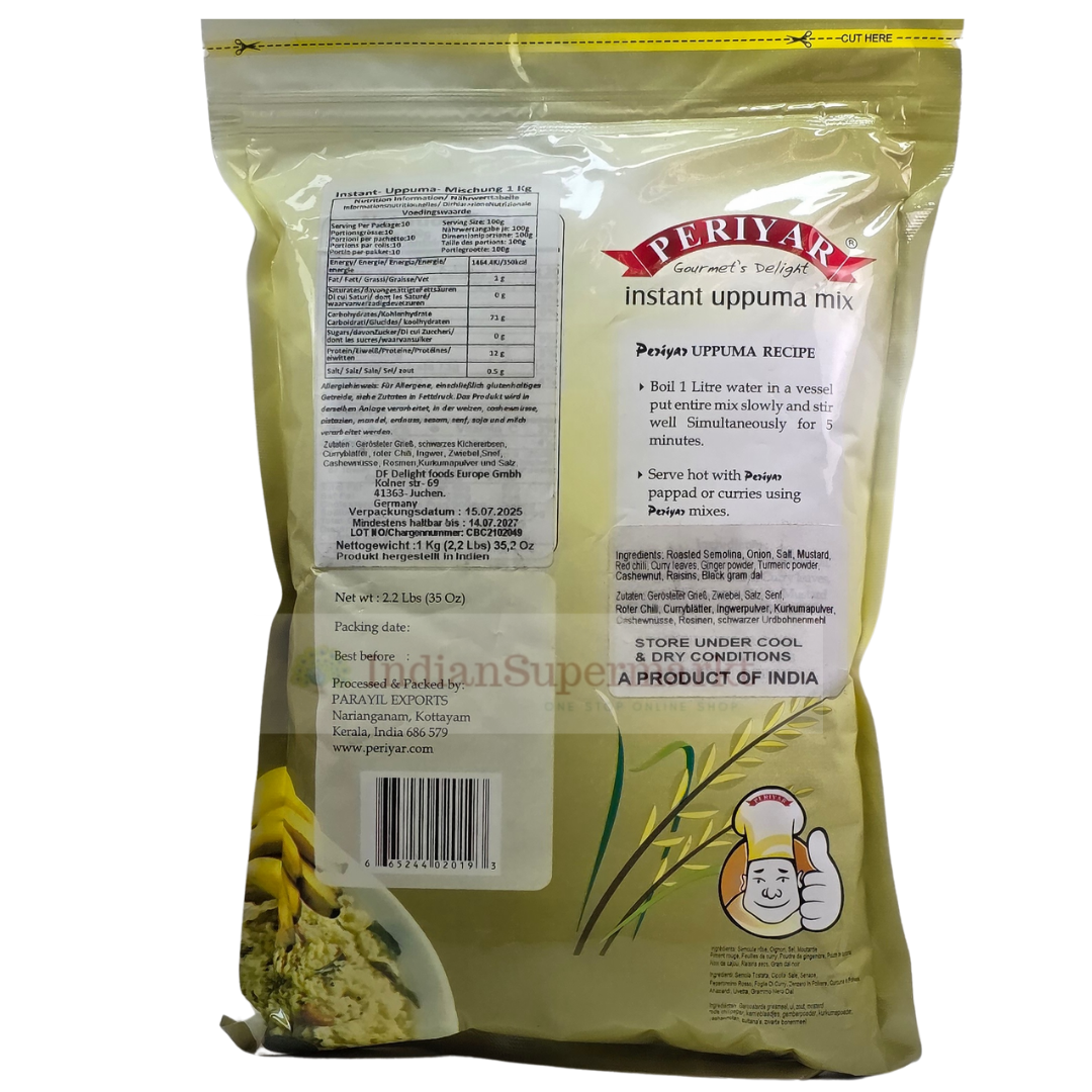 Periyar Instant upma (Uppuma) mix 1Kg – IndianSupermarkt