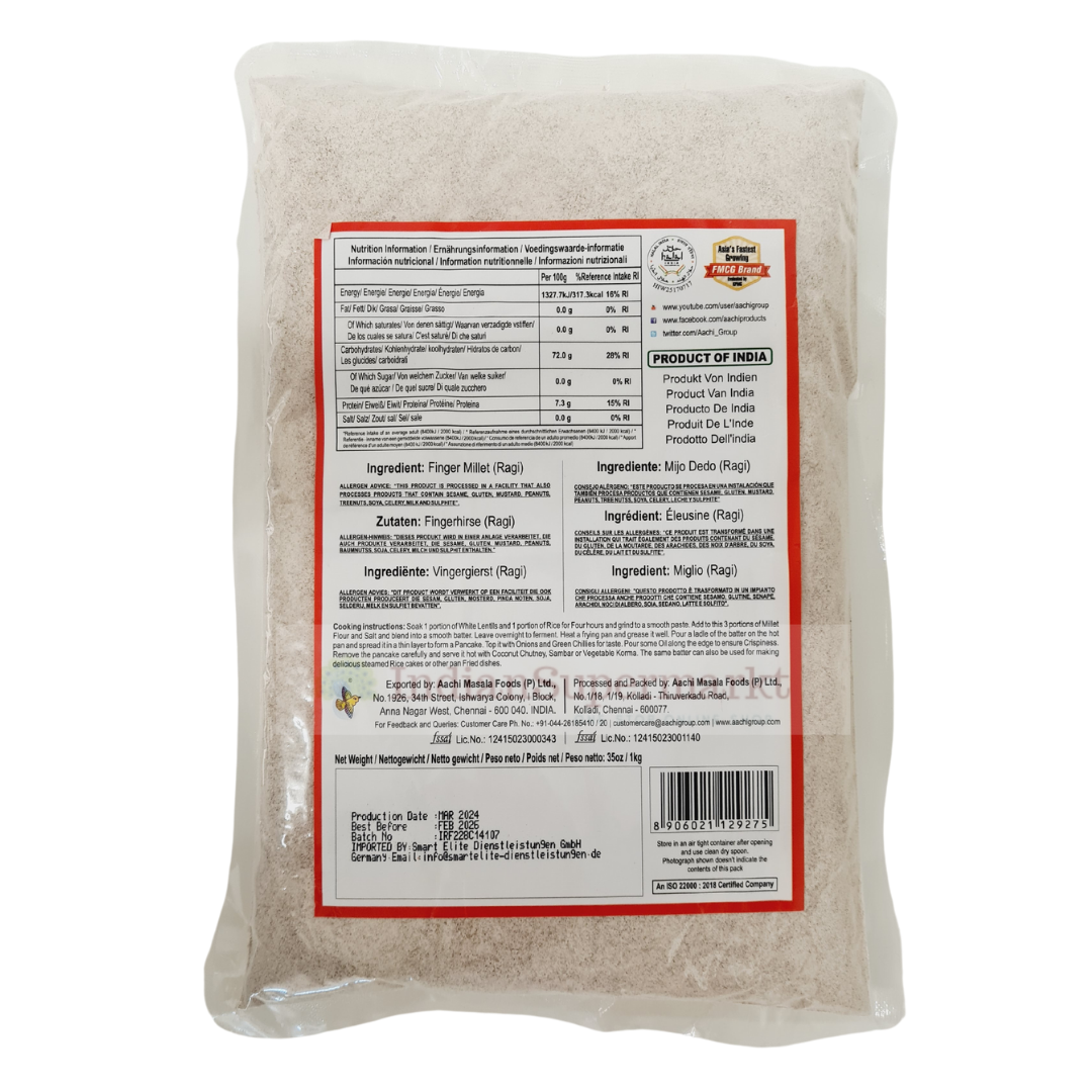Aachi Ragi Kurakkan Flour or Nachni Flour 1Kg – IndianSupermarkt