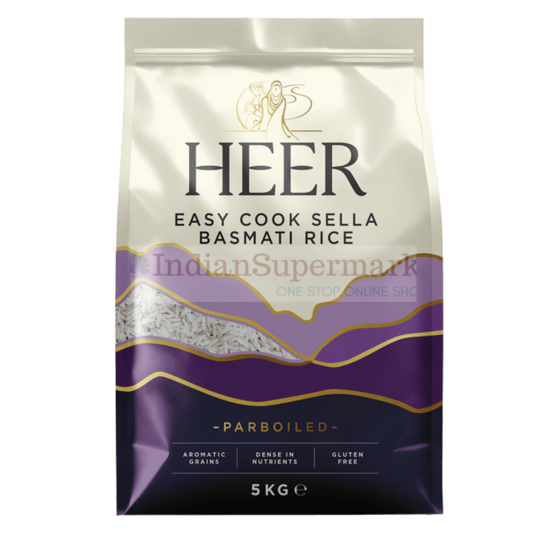 Heer Sella Basmati Rice - Easy Cook 5Kg – IndianSupermarkt