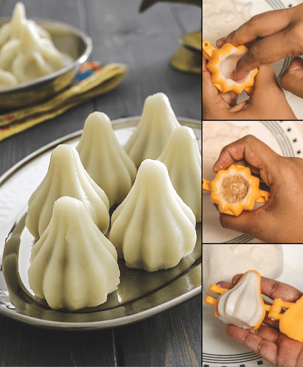 Modak Plastic Mould 3 Face – IndianSupermarkt