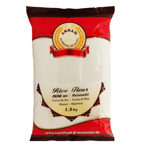 Annam Rice Flour (unroasted) 1.5Kg – IndianSupermarkt