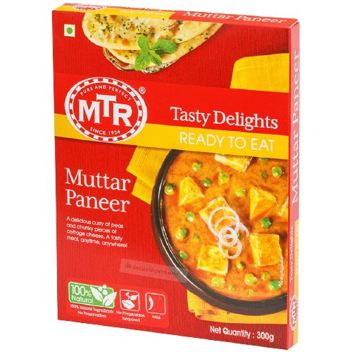 MTR Matar Paneer Ready to Eat 300gm – IndianSupermarkt