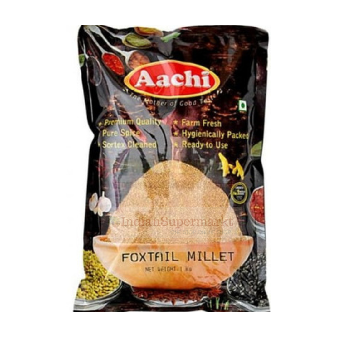 Aachi Foxtail Whole Millet 1kg – IndianSupermarkt